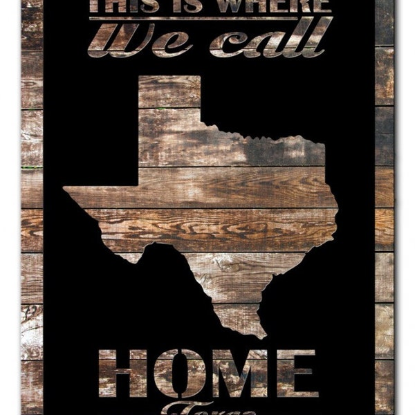 Metal Texas Cutout - Etsy