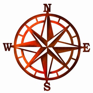 Compass Copper Illusions 18 X 18 Inch, Laser Cut Faux Copper ...