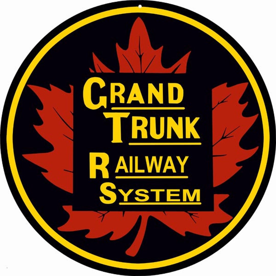 Grand Trunk Railroad, 14 X 14 Metal Sign, USA Made Vintage Style Retro ...