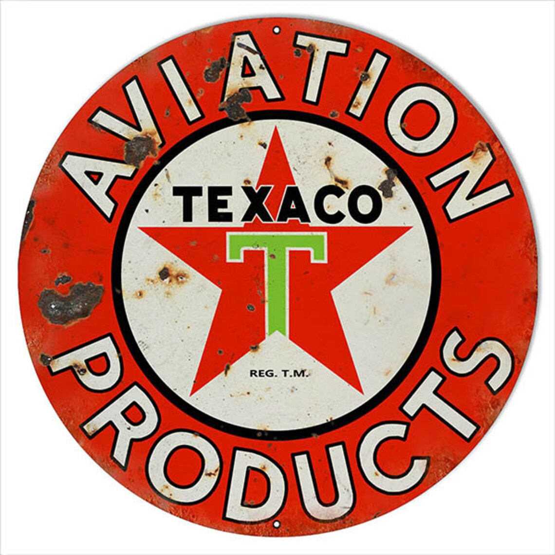 Texaco Gasoline Aviation Products Metal Sign 2 Styles 4 - Etsy
