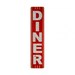 Retro Planet Diner Advertising Metal Sign, 28 X 6 Inches, Vintage Style ...