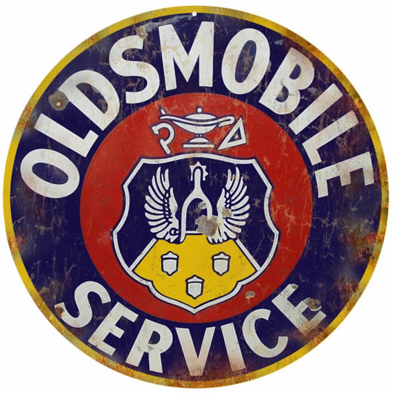 Oldsmobile Metal Sign 4 Sizes Available Aged OR New Style - Etsy