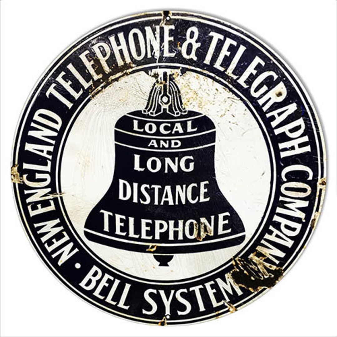 Bell Telephone System Metal Sign, 14 X 14 Inches, Aged Style, USA Made ...