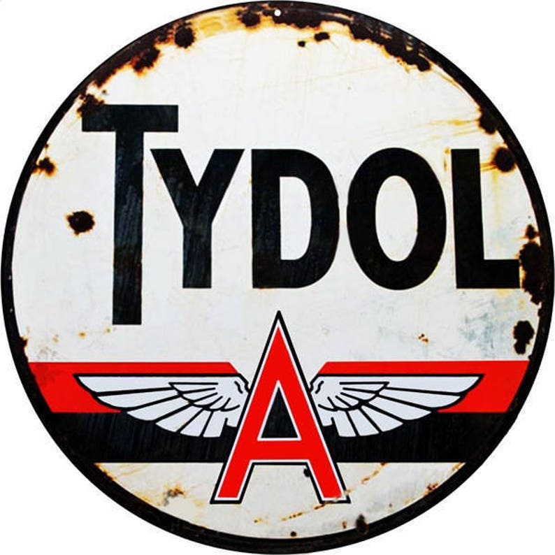 Tydol Flying A Motor Oil Aged Style Metal Sign 4 Sizes - Etsy