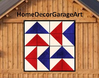 Flying Geese Barn Quilt - Etsy