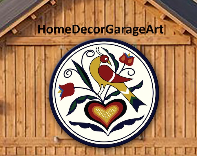 Golden Compass Rose Hex Sign PA Dutch Style Promoting Clear Navigation ...