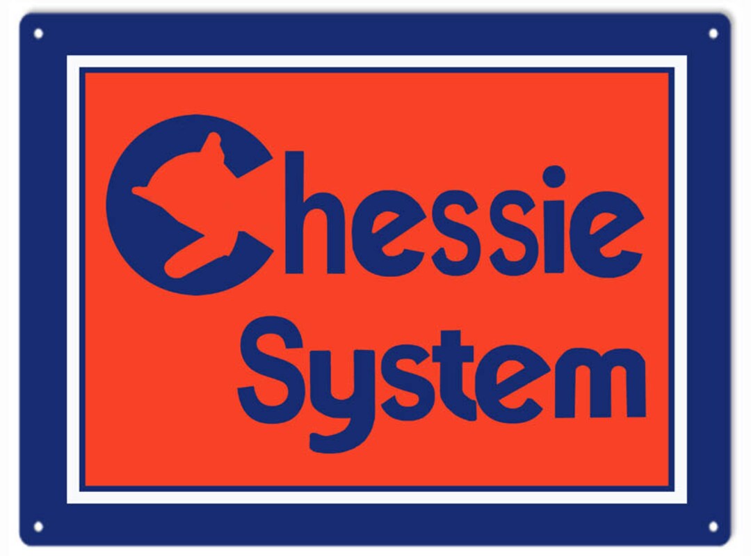 Chessie System Railroad Sign 12 X 9 Inches Aged Style - Etsy