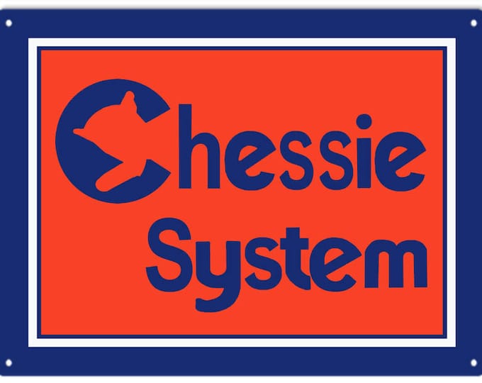 Chessie System Railroad Sign, 12 X 9 Inches, Aged Style Aluminum Metal ...