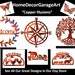 Buck Deer Scenic View Laser Cut Out Sign With Copper Looking Finish ...