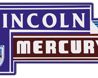 Lincoln Mercury Dealership Sign - Etsy