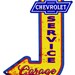 Chevrolet Service Garage Arrow Metal Sign, Aged OR New Style 15 X 23 ...