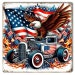 Freedom Hot Rod 12 X 12 Inch Metal Sign, USA Made Vintage Style Retro ...