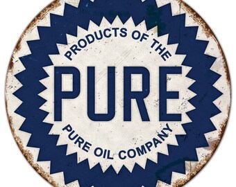 Pure Gas Sign - Etsy