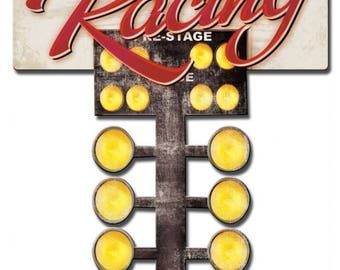 Drag Racing Metal Sign - Etsy
