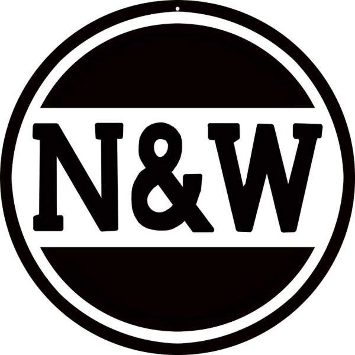 Norfolk & Western Railroad Sign Aluminum Metal Sign USA Made - Etsy