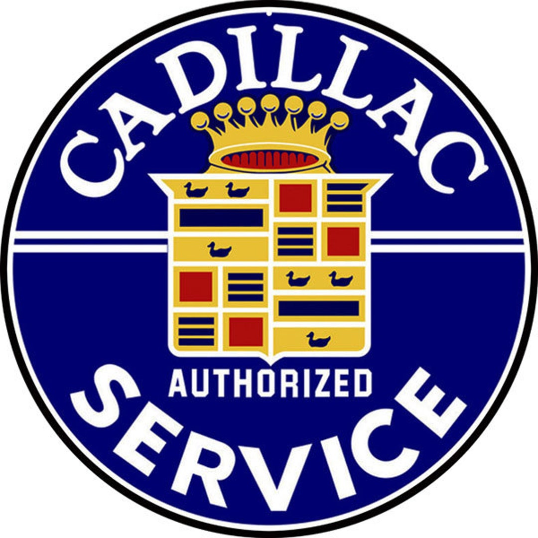 Cadillac Service Metal Sign, 4 Sizes, USA Made Vintage Style Retro ...