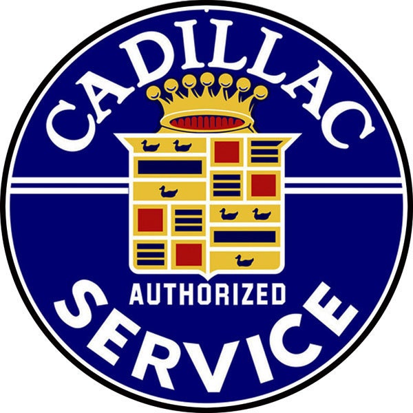Cadillac Service Metal Sign 4 Sizes USA Made Vintage Style - Etsy