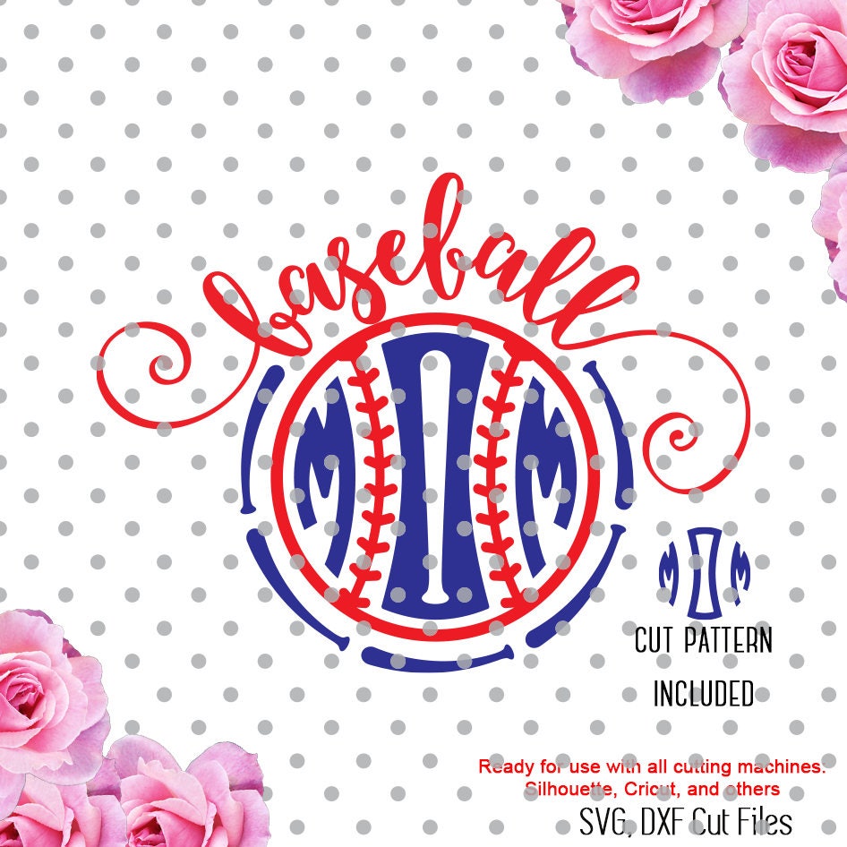 Baseball Mom Svg Cutting File, Sports Designs for Cricut and Silhouette ...