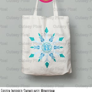 Frozen Inspired Snowflakes Monograms Svg Cutting File, Arrow Designs ...
