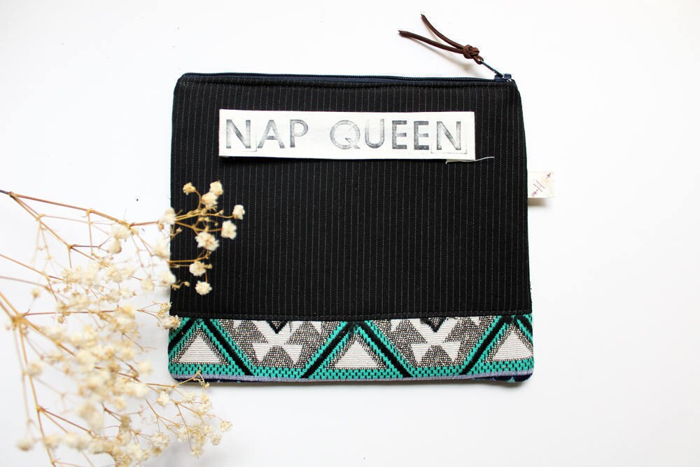 CHOOSE YOUR QUOTE Zipper Pouch Feminist Art for Her Gift Exchange Eco ...
