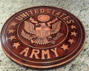 Military Wood Plaque - Etsy