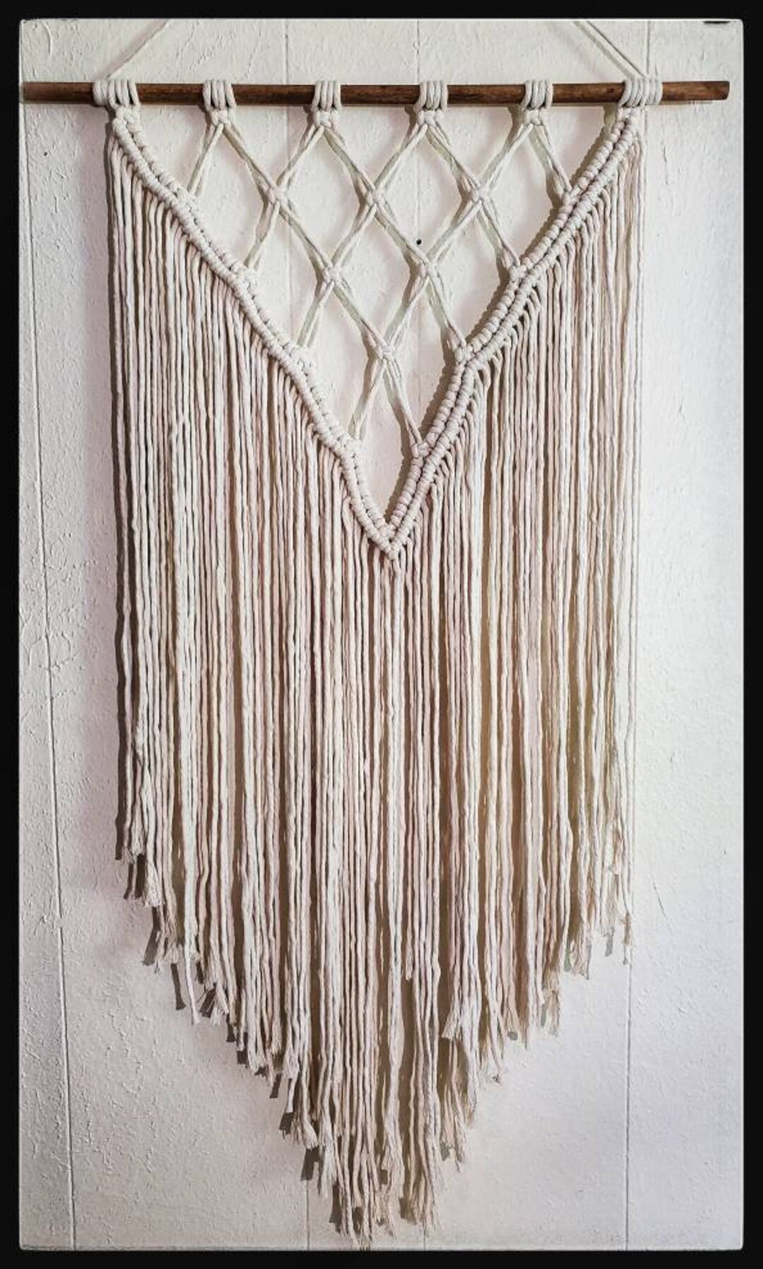 Macrame Wall Hanging | Simple Macrame Wall Hanging | Macrame Wall Art ...