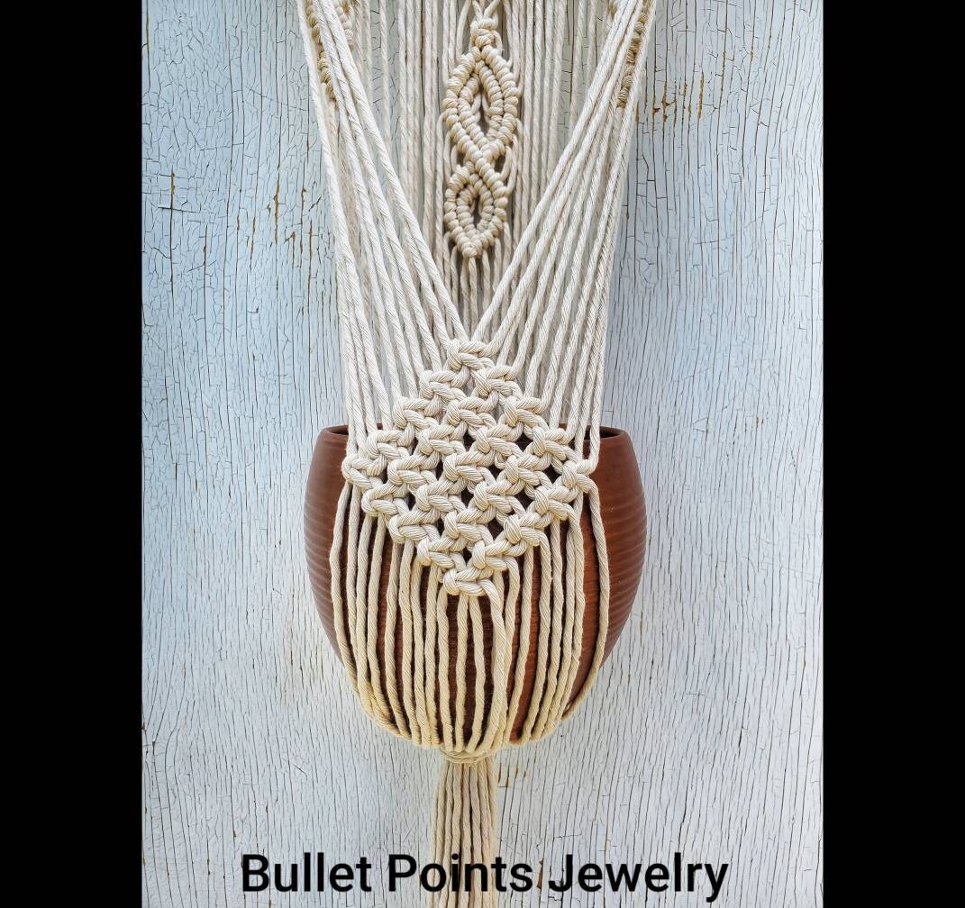 Macrame Plant Hanger Arrow Wall Hanging Macrame Wall Hanging | Etsy