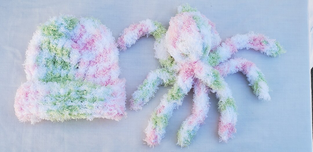Newborn Hat and Octopus Rattle - Etsy