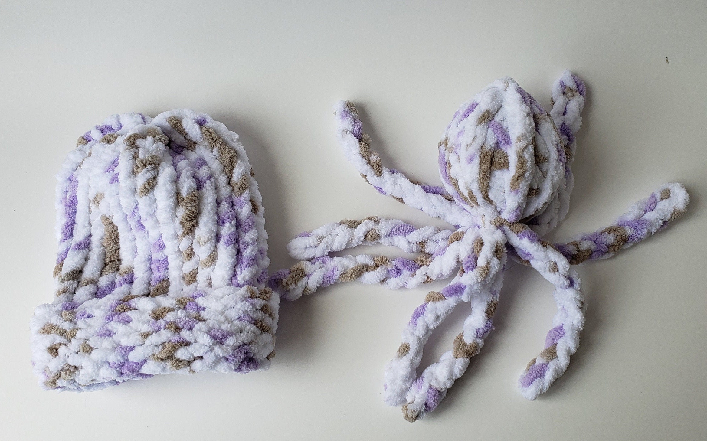 Newborn Hat and Octopus Rattle - Etsy