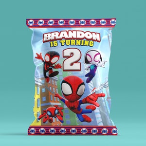 50% off - SPIDEY and Friends Comic PERSONALIZED Invitation, Birthday ...