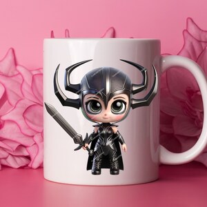 15 Cute Super Comic Hero Girls CHIBI Clipart Bundle, Png Transparent ...