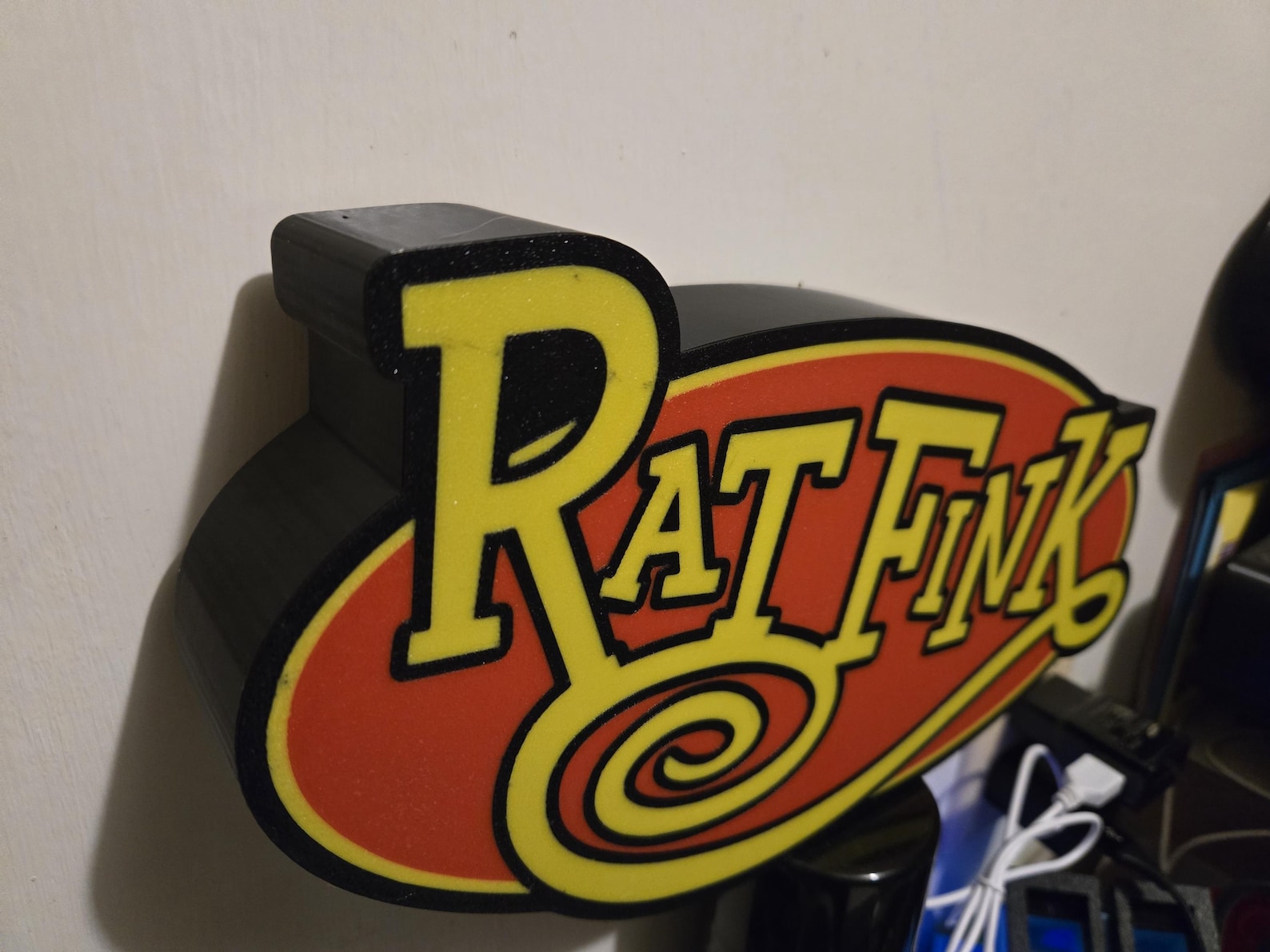 Rat Fink Retro Led Lamp - Etsy