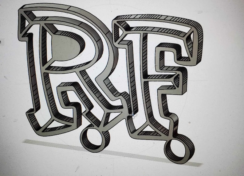 Rat Fink Initials Dxf File Ready to Cut - Etsy