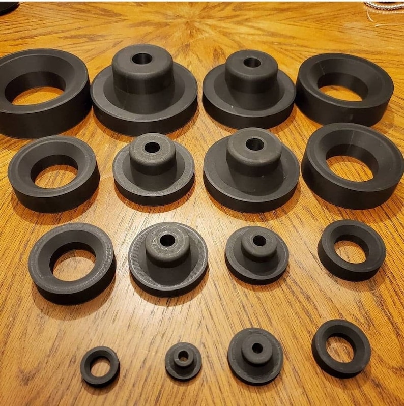 Dimple Dies 3d Print Files STL and Gcode Zip Files. Metal Forming Press ...