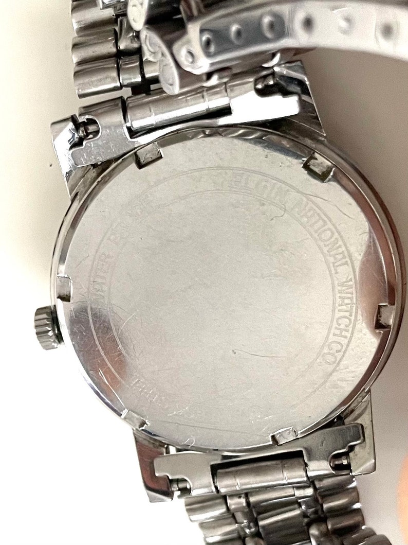 Vintage Men's Elgin Stainless Steel Watch - Etsy