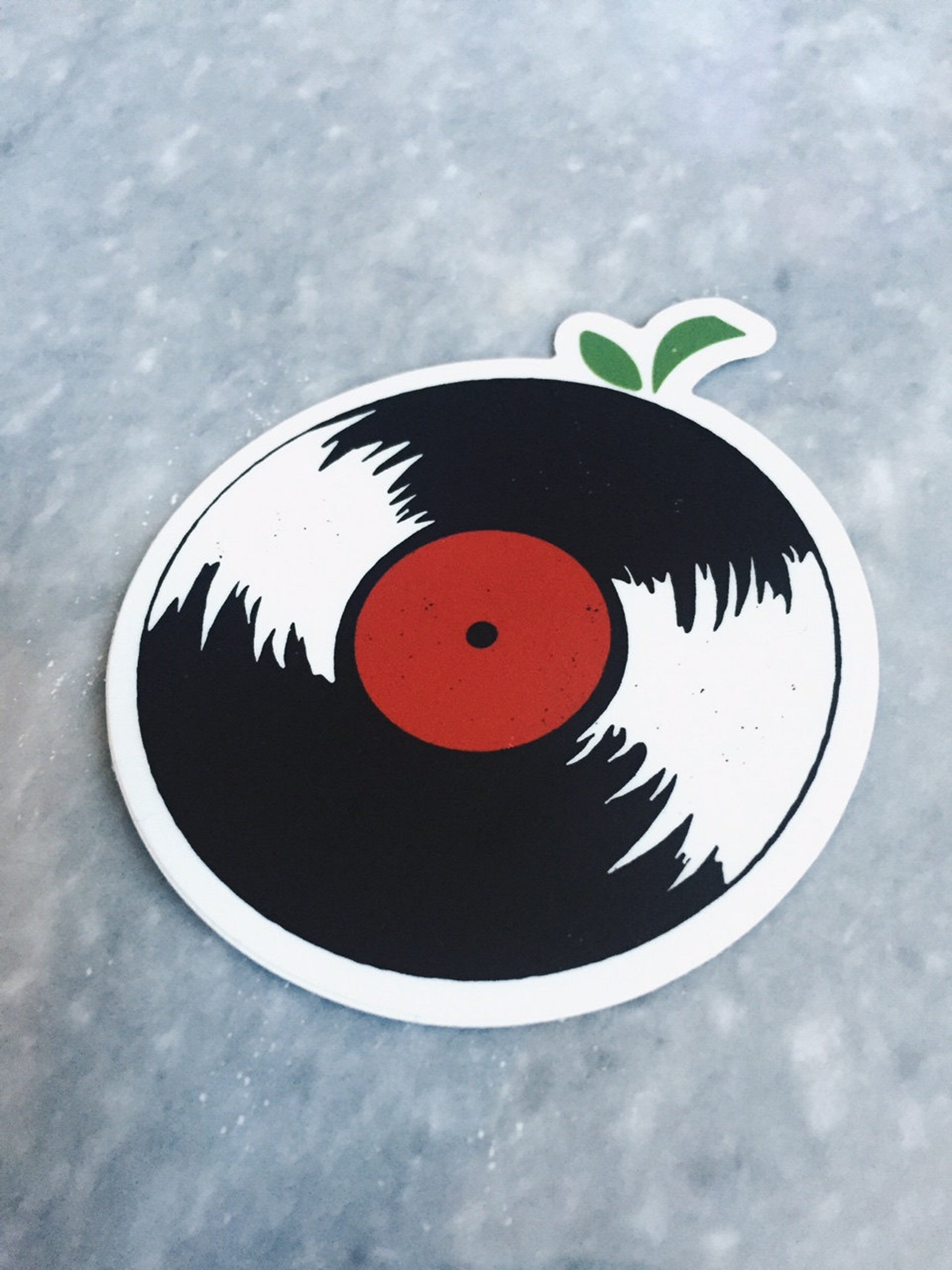 Vinyl Record Stickers Music Lover Gift Vinyl Stickers Fruit | Etsy