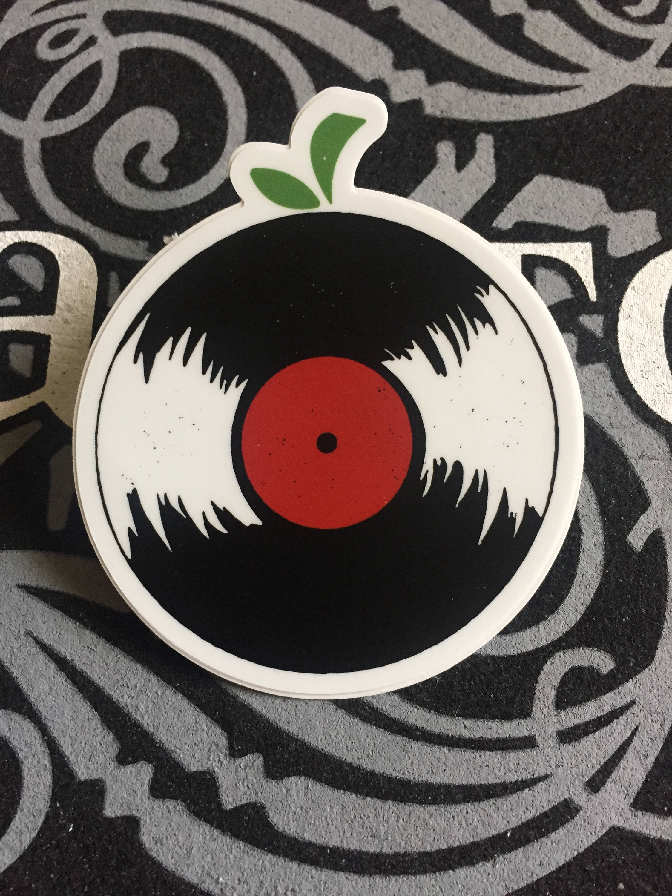 Vinyl Record Stickers Music Lover Gift Vinyl Stickers Fruit | Etsy