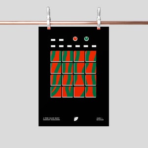 Atcq Poster, Music Decor Wall Art, Hip Hop Print, Red & Green Decor ...