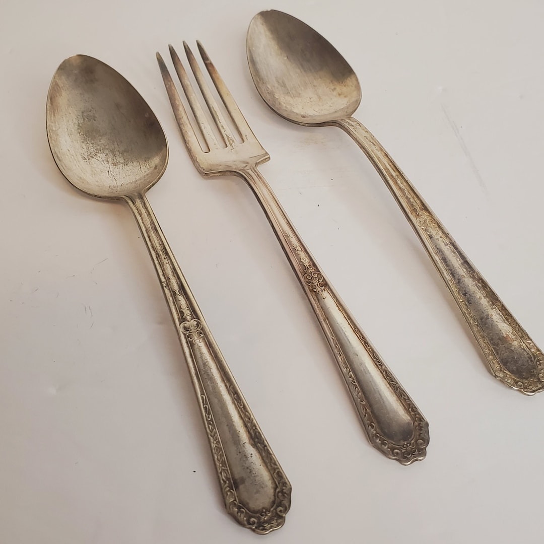 Vintage Marianne Silver Plate MRI1 Pattern Made in USA 3 Pcs - Etsy