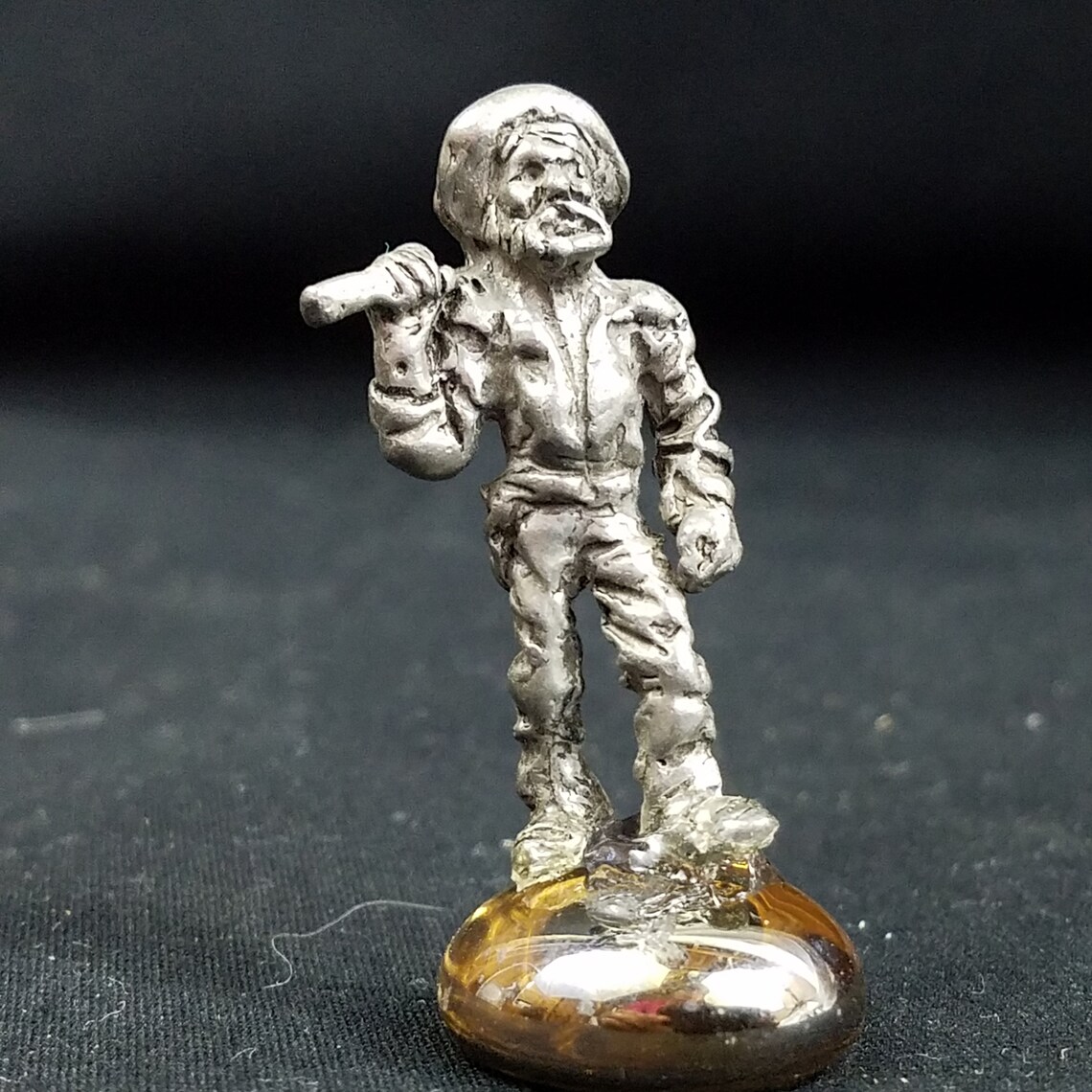 Pewter Miniatures on Colored Stones Miner With Sledge Hammer - Etsy UK