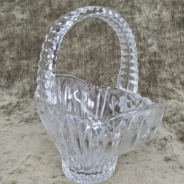 Clear Glass Basket - Etsy