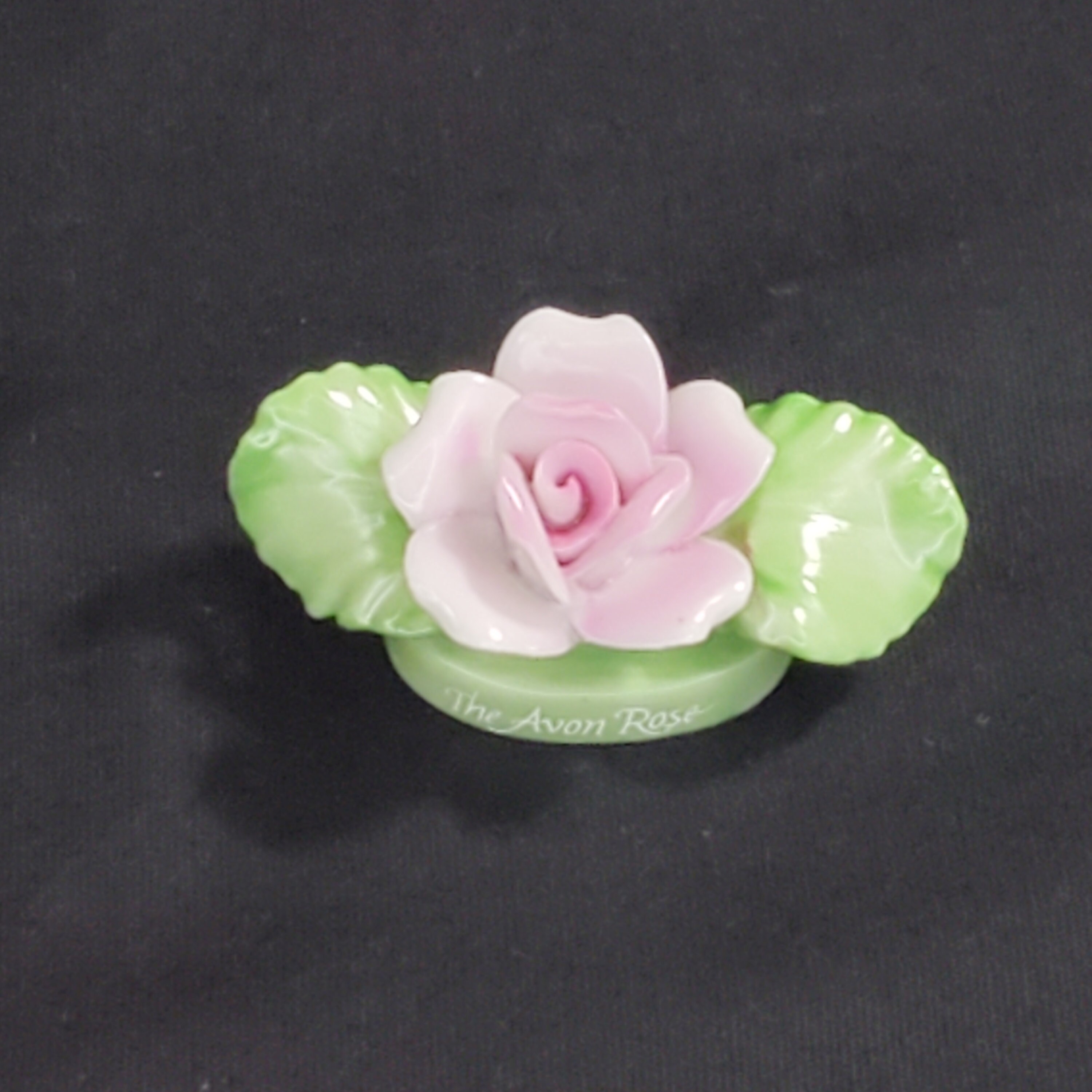 Avon Small Treasures Miniature Ceramic Rose Flower Original - Etsy