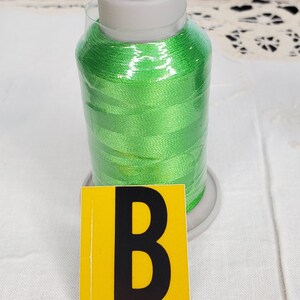 ARC Machine Embroidery Thread Greens Sold Individually NOS - Etsy