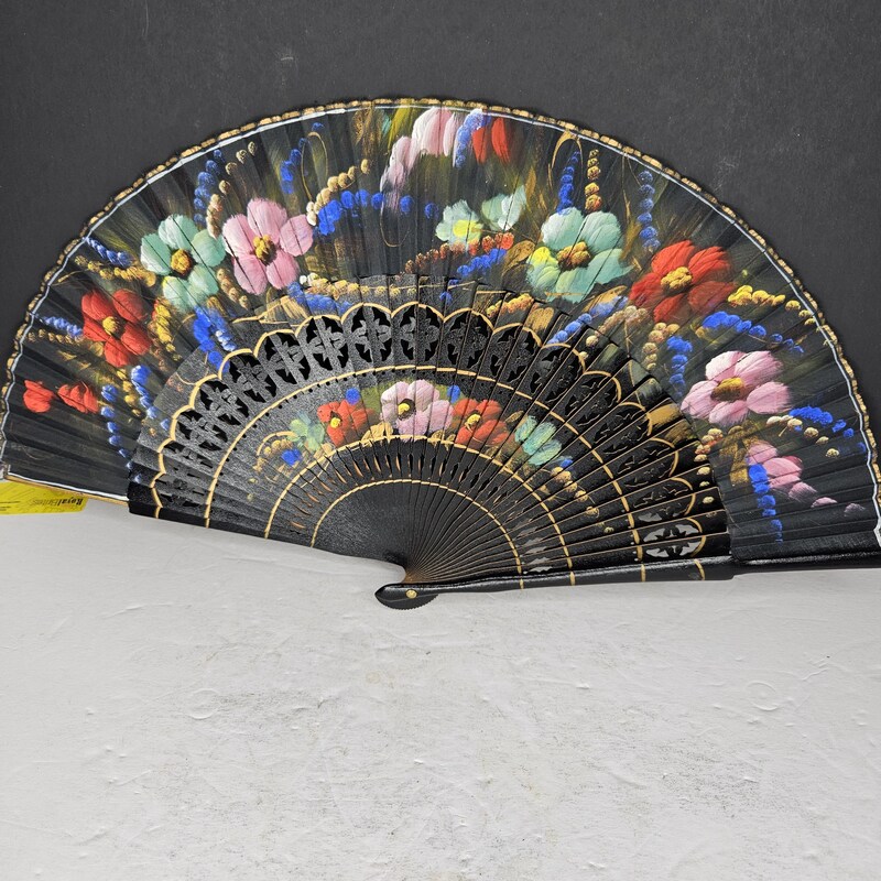 Hand Painted Fan - Etsy