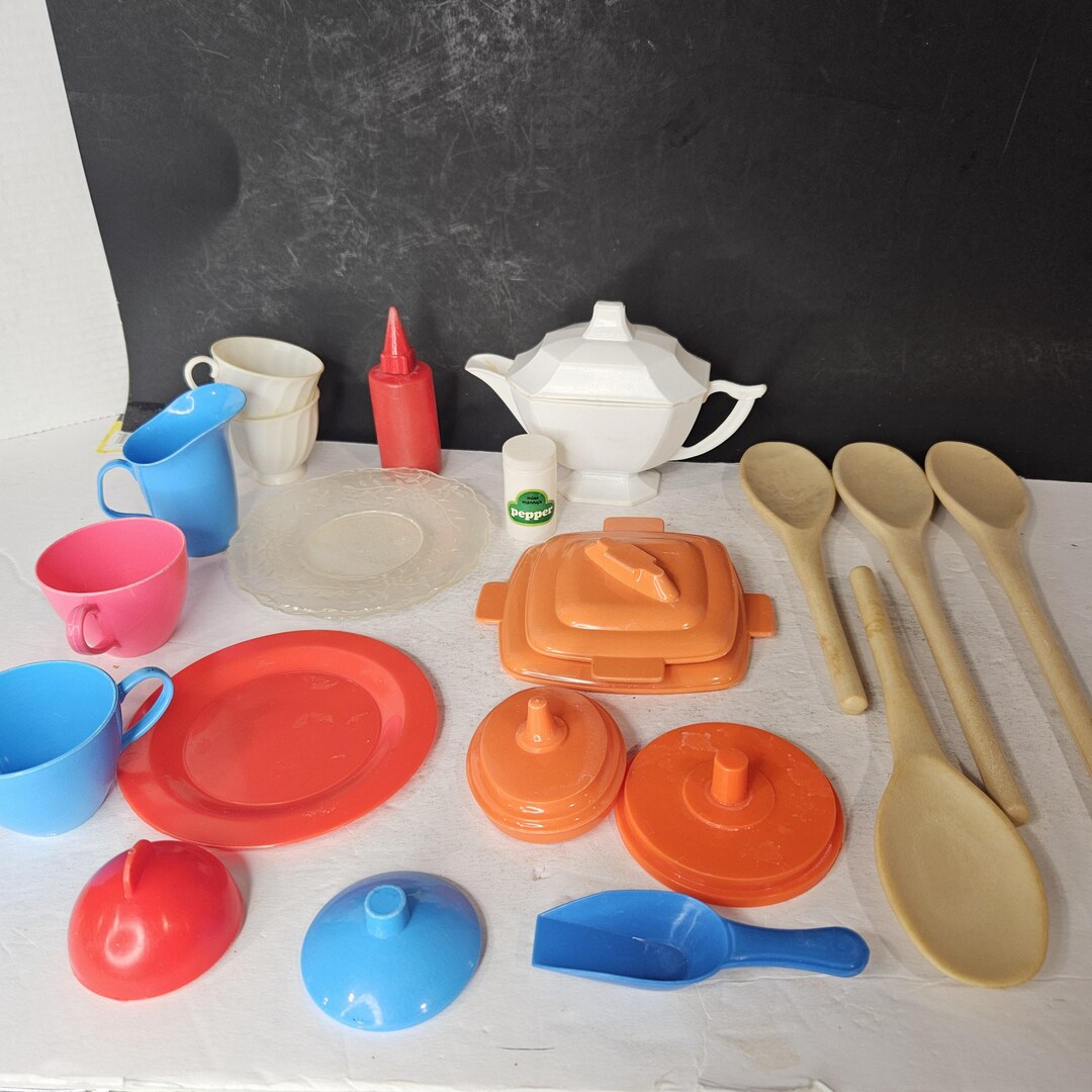 Toy Dishes Plastic Odd Pieces - Etsy