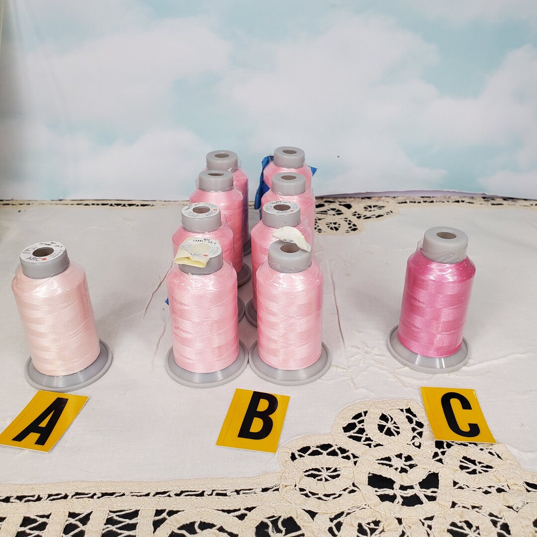 ARC Machine Embroidery Thread Pinks Sold Individually NOS - Etsy
