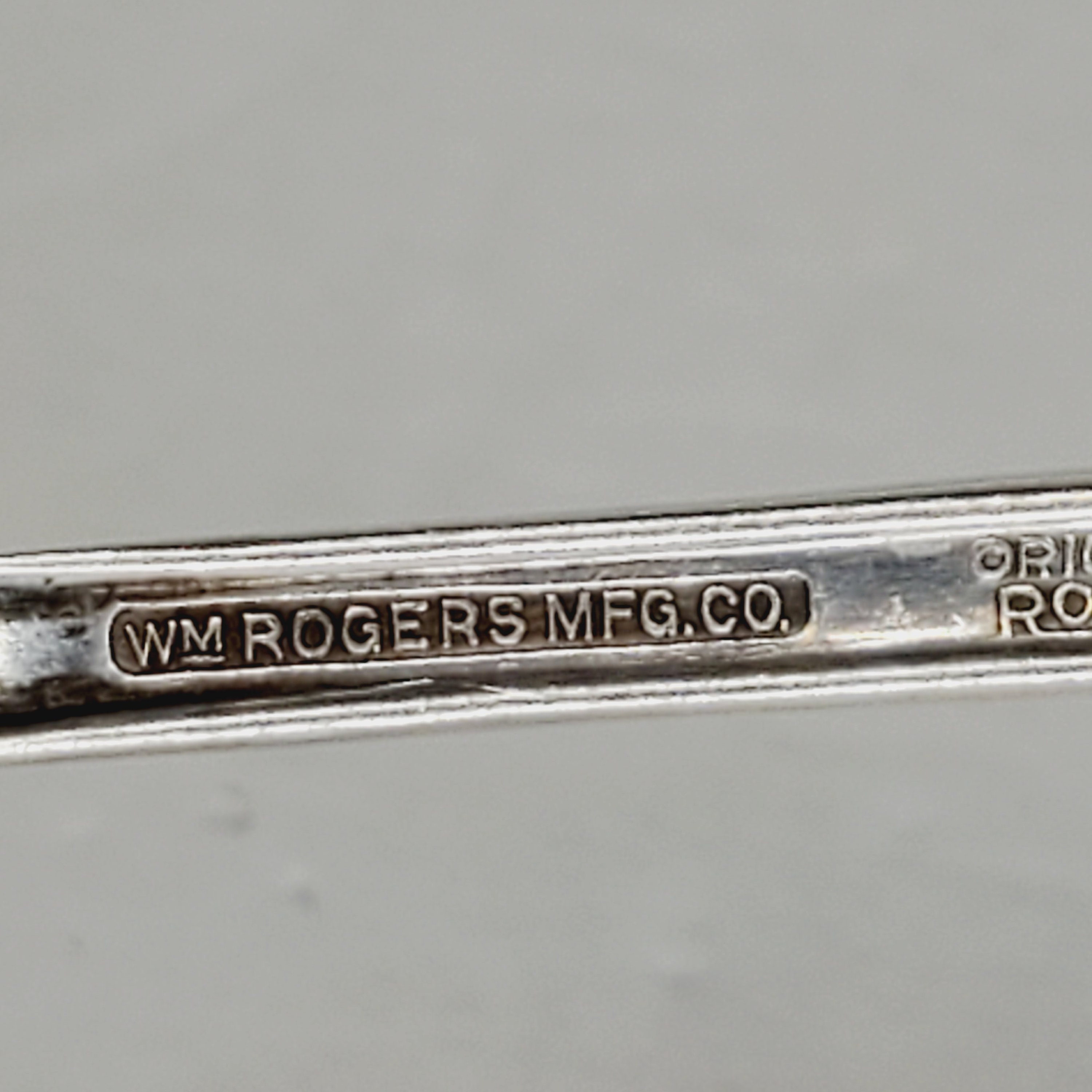 Wm Rogers Silver Identification