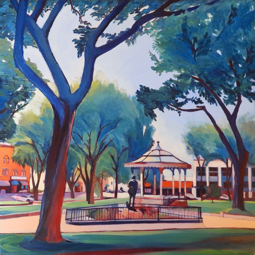 Courthouse Gazebo Print, Framed or Unframed - Etsy