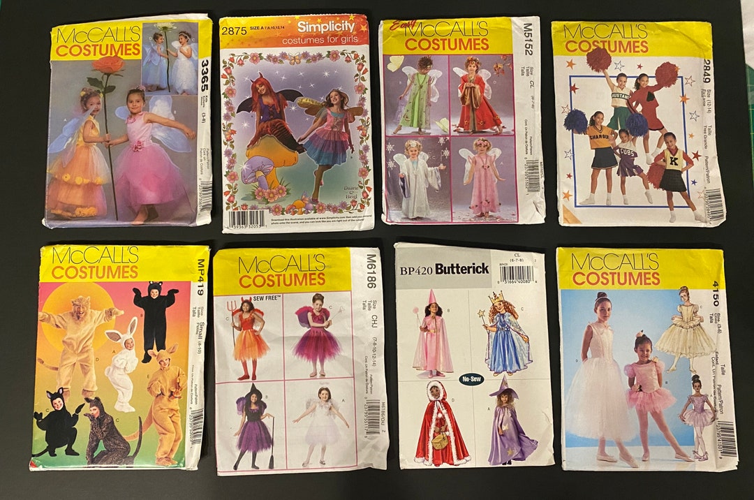 NEW Mccall’s 3365 , M5152 , 2849 , MP419 , M6186 , 4150 Patterns ...
