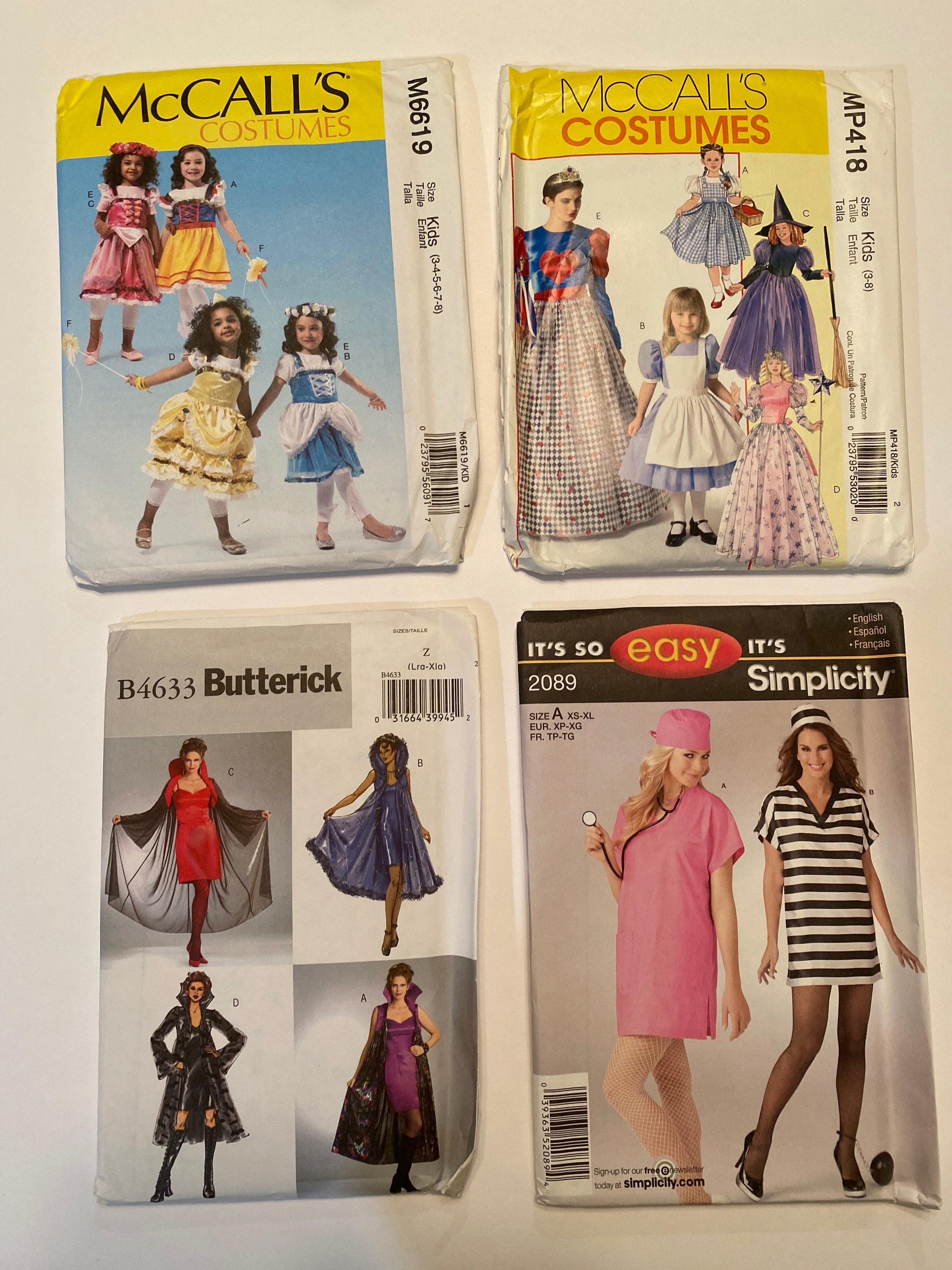 NEW Costume Patterns | Mccalls M6619 and Mccalls MP418 | Simplicity ...